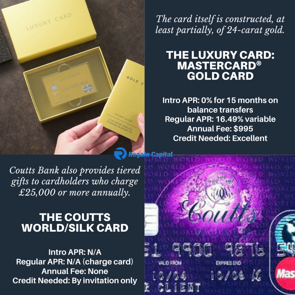 "Top 6", The Most Exclusive Credit Cards_[Regain Capital Trading ...